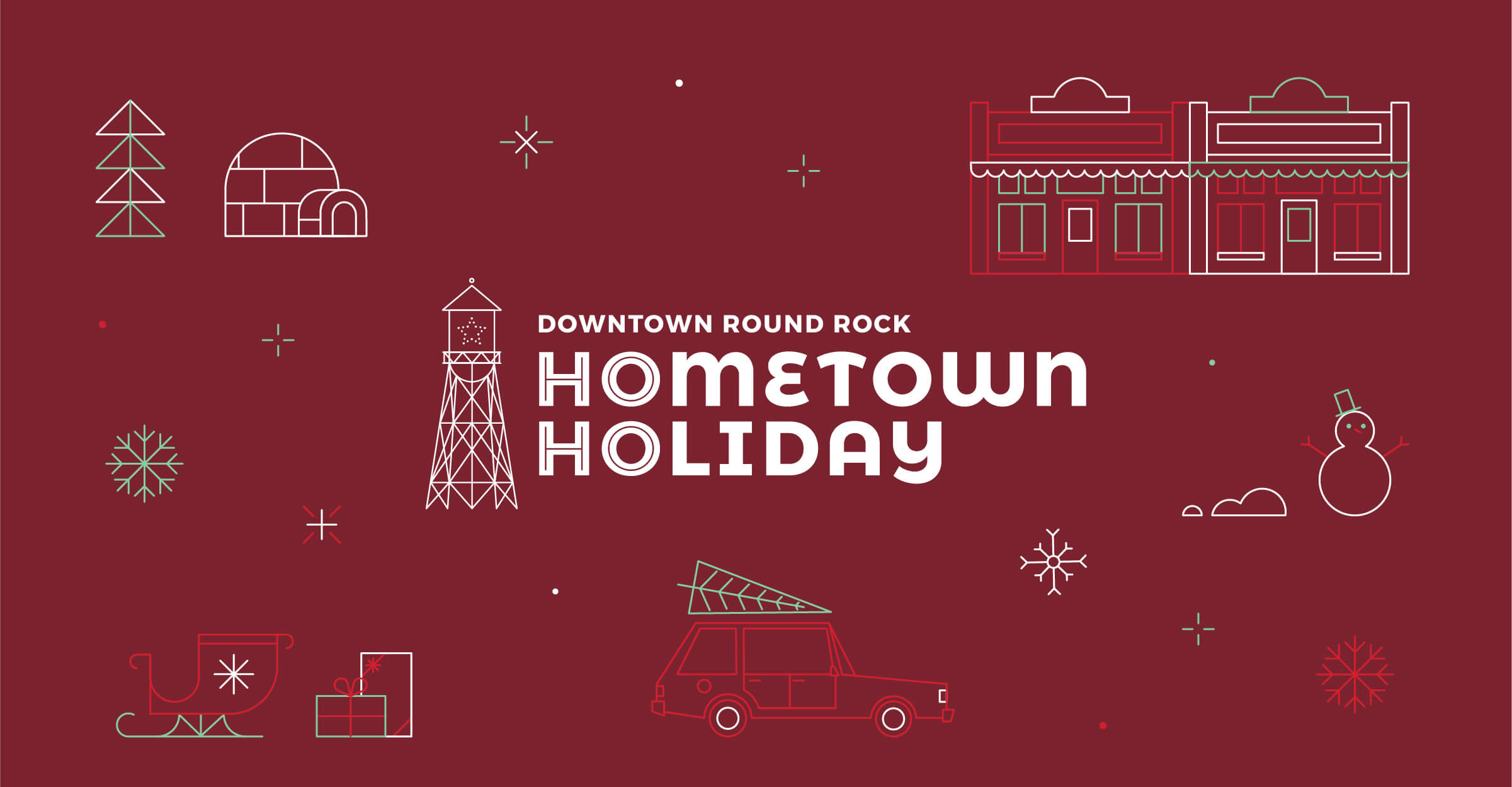 Downtown Round Rock celebrates with holiday lights and at-home ...