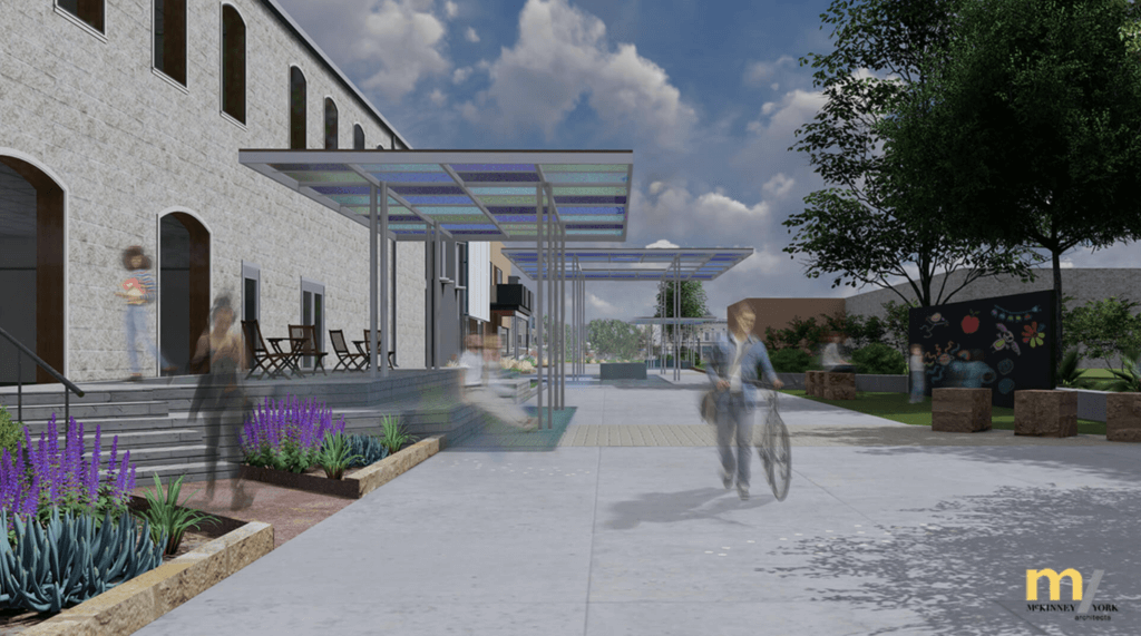 Starting a new chapter: Old library remodel and paseo construction ...