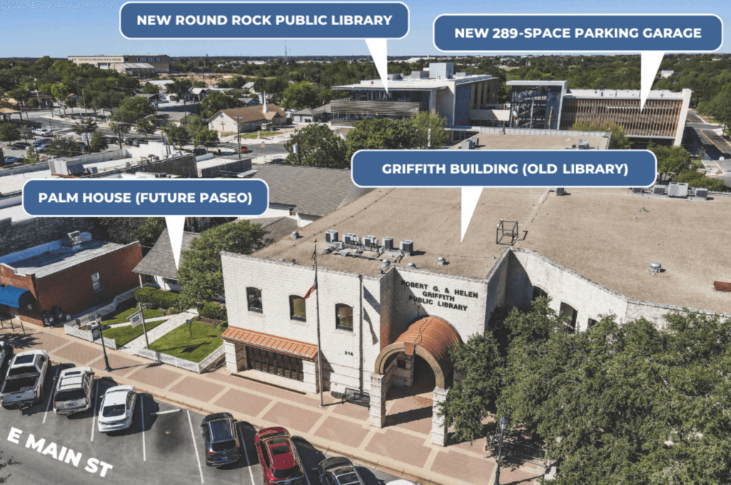 Starting a new chapter: Old library remodel and paseo construction ...